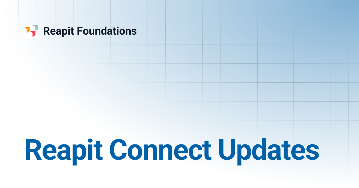 Reapit Connect Updates | Reapit Foundations