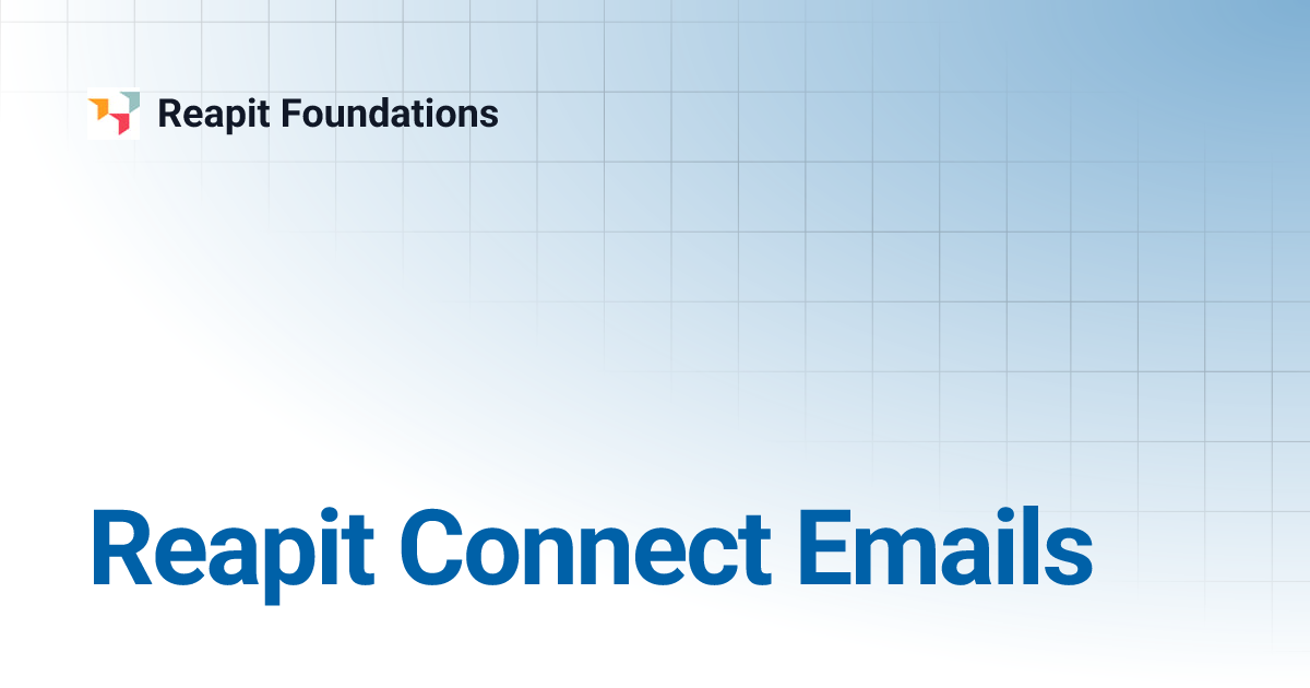 Reapit Connect Emails | Reapit Foundations