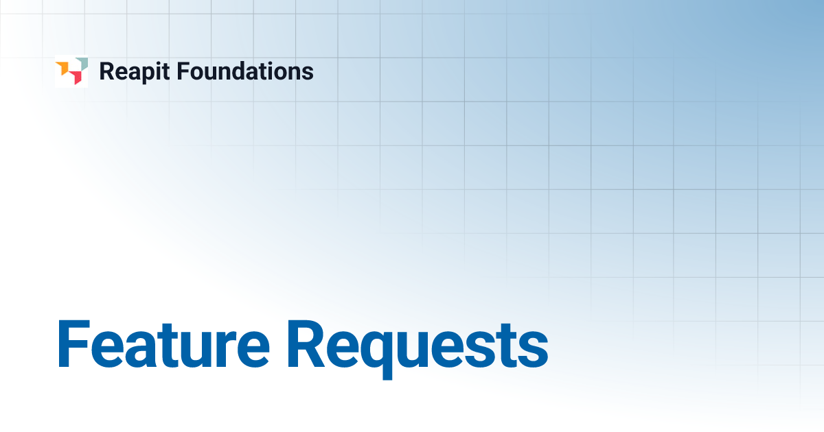 Development Requests | Reapit Foundations